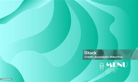 청록색 녹색과 흰색 그라데이션과 메뉴 텍스트가 있는 컬러 배경 벽지 템플릿 파스텔 색상의 혼합 화려한 추상 패턴 기하학적 고급