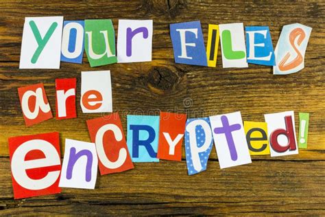 Encrypted Files Computer Encryption Cyber Network Ransomware Demand
