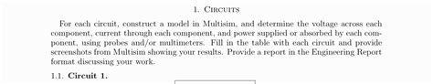 Solved For Each Circuit Construct A Model In Multisim And Chegg