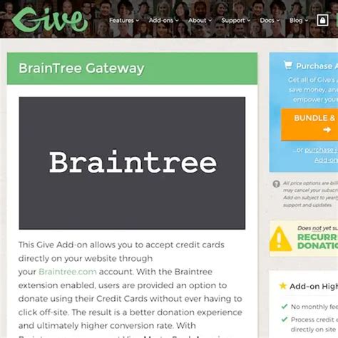 Download Give Braintree Gateway Addon Giá Rẻ