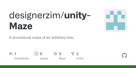 Github Designerzimunity Maze A Procedural Maze Of An Arbitrary Size