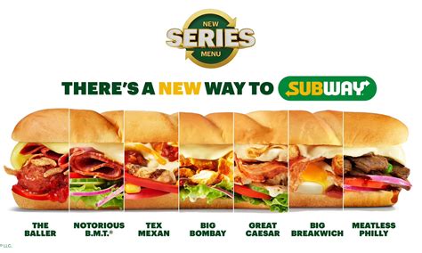 Subways Menu Where Freshness Meets Flavor Canadian Menus