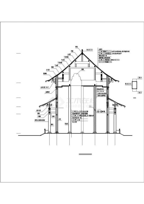 古建平面图 古建素材 大山谷图库