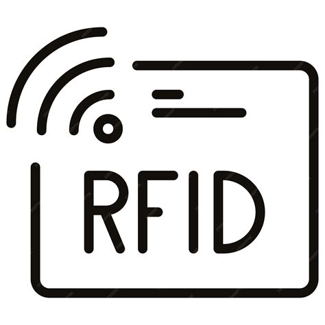 Premium Vector Rfid Line Illustration