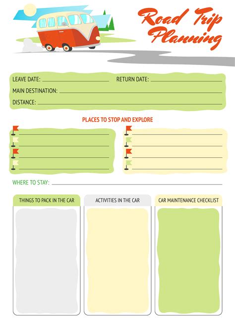 Road Travel Itinerary Template Free Itinerary Templates Smartsheet