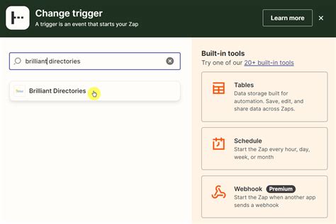 How To Use Zapier Triggers With The Api Brilliant Directories Documentation Bd Support