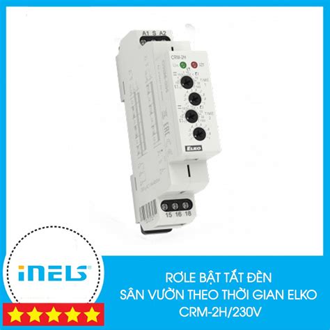 Rơle Bật Tắt đèn Sân Vườn Theo Thời Gian Elko Crm 2h230v Shopee Việt Nam