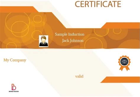 Certificate Designer Induct For Work Australia Certificate Designer Induct For Work Australia