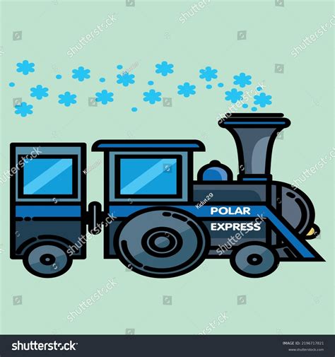 폴라 익스프레스 벡터 설계 또는 스톡 벡터로열티 프리 2196717821 Shutterstock