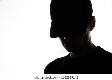Upper Body Man Silhouette White Background Stock Photo 1682829142 Shutterstock