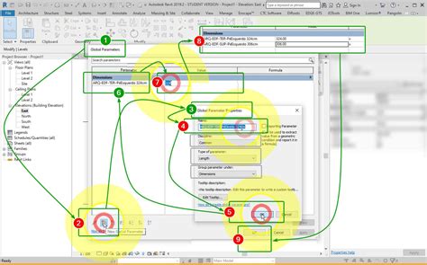 Global Parameters Do Revit Fabim Nd Educação Bim Interdisciplinar