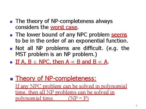 Chapter Theory Of NPCompleteness N N