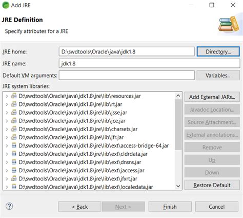 How To Refer External Jdk In Eclipse Sts Java Training School