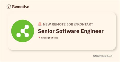 Hiring Senior Software Engineer Kontakt