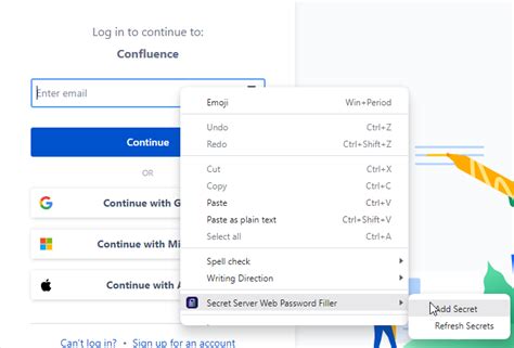 Creating A Secret For A Website