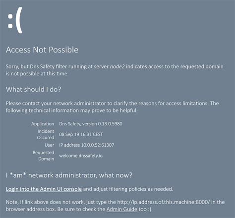 Blocking Mode Dns Safety Admin Guide