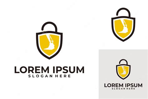 굴삭기 및 백호 로고 템플릿 프리미엄 벡터