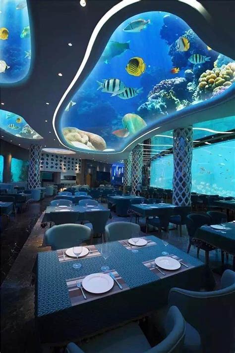 【工程案例】中国最大的海底餐厅——亚龙湾瑞德姆海底主题餐厅 上海蓝湖水族工程