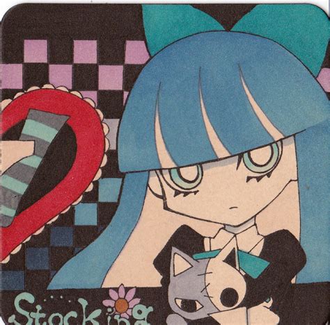 Stocking And Honekoneko Panty And Stocking With Garterbelt Drawn By