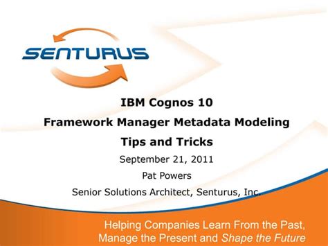Ibm Cognos 10 Framework Manager Metadata Modeling Tips And Tricks Pdf