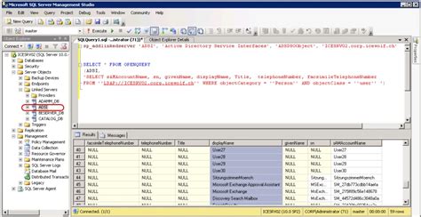 Query Active Directory With Sql Server Via Linked Server Icewolf Blog