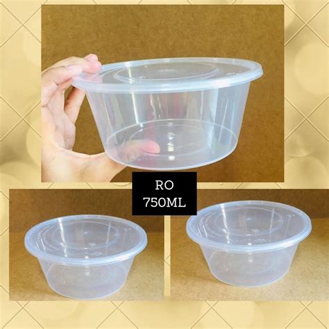 Microwavable Container Round 750ml 500pcs Shopee Philippines