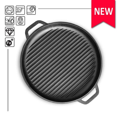 Кришка сковорода чавунна Гриль Ø 400 мм з підставкою купити в Україні Інтернет магазин Brizoll