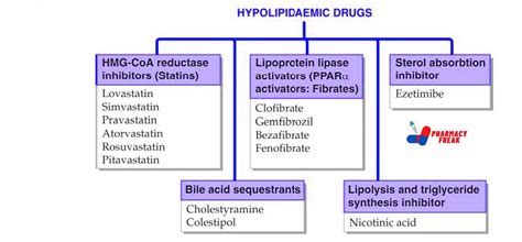 Drug Classification Chart Pharmacy Freak