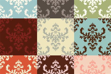 Damask Pattern Design Panoply