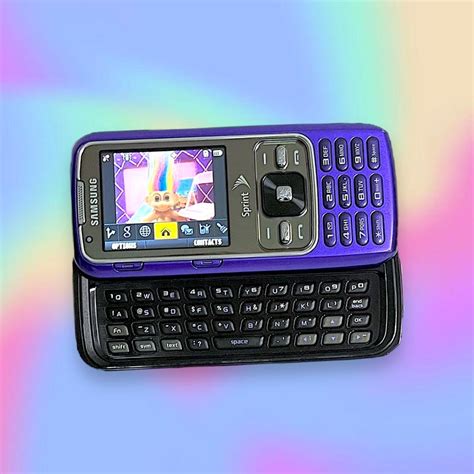 Old Samsung Flip Phone With Keyboard Etsy