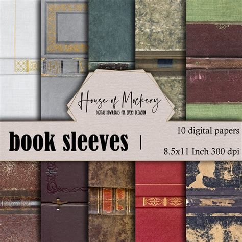 Book Cover 8 5x11 Inches Etsy