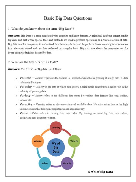 Big Data Hadoop Questions Answers Pdf