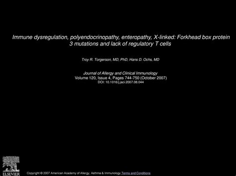 Immune Dysregulation Polyendocrinopathy Enteropathy X Linked
