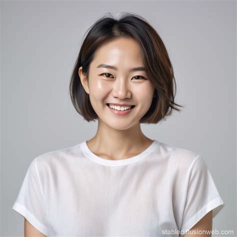 Beautiful Korean Woman In Studio Stable Diffusion Online