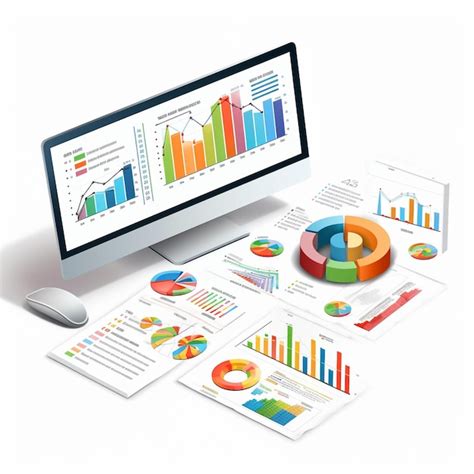 Premium Photo Image Of A Desktop Computer With A Monitor And A Mouse