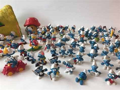 Schlumpf Sammlung Schlümpfe Schlumpfhaus Peyo Bully Schleich Gebraucht