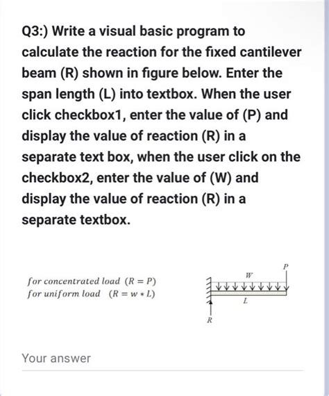 solved q3 write a visual basic program to calculate the