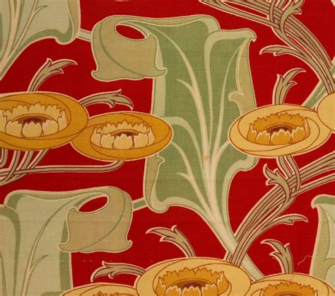 Art Nouveau Fabric By Christopher Dresser