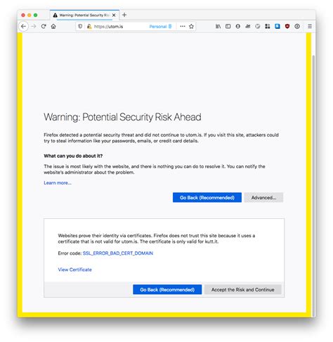 windows two valid certificates equal one invalid certificate stack