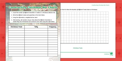 👉 Constructing Bar Charts Christmas Maths Twinkl Ks2