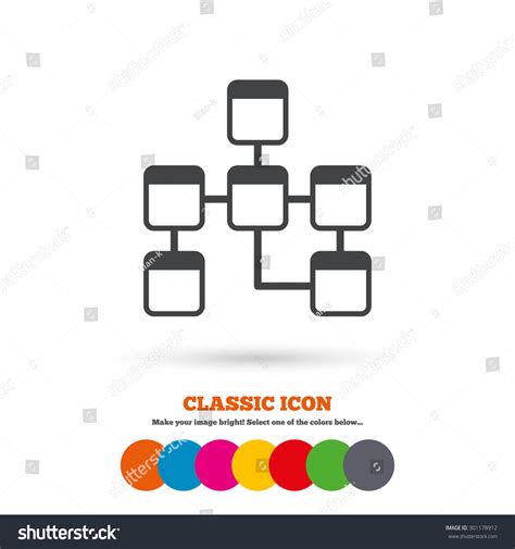 Database Sign Icon Relational Database Schema Vector De Stock Libre