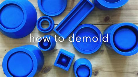 How To Cast Concrete With Silicone Molds See Demolding Techniques