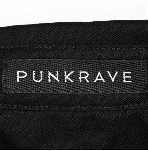 Punk Black Military Style Button Up Long Sleeves T Rebelsmarket