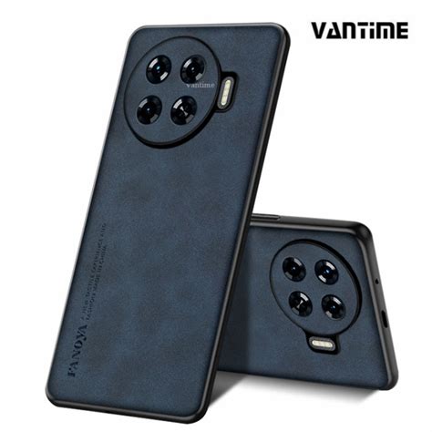 Vantime For Tecno Spark 20 Pro Plus 4g Case Pu Leather Slim Matte Hard Back Cover Bd