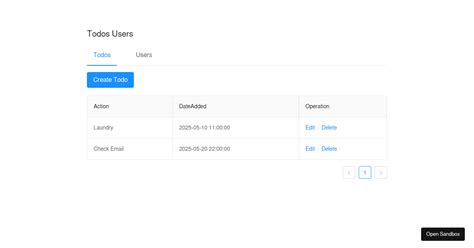 Todo App Codesandbox