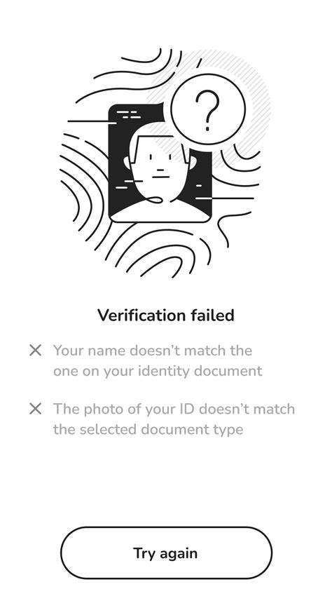 my verification failed because of blurry id or mismatching data zen