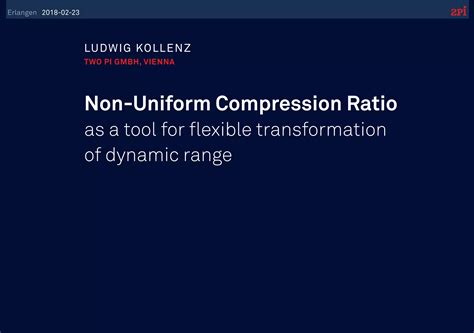 Non Uniform Compression Ratio For Dynamic Range Compression Ppt