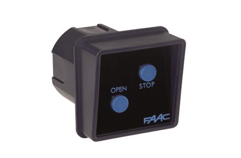 FAAC Control Button Switch Trade Electric Gates UK Automation