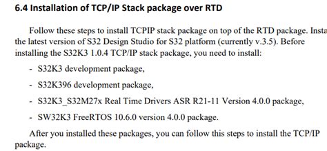 solved installation of tcp ip stack nxp community