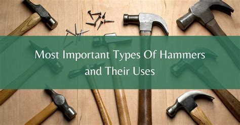 Most Important Types Of Hammers And Their Uses A Handy Guide Home